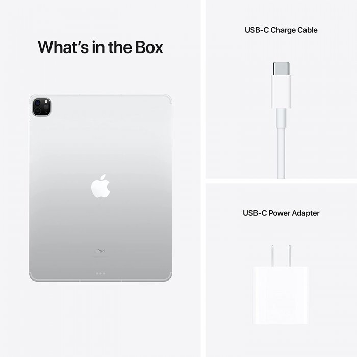 iPad Pro 2021 12.9 inch iOS 14.6 iPS Screen Wifi 5G Octa Core Face ID ...