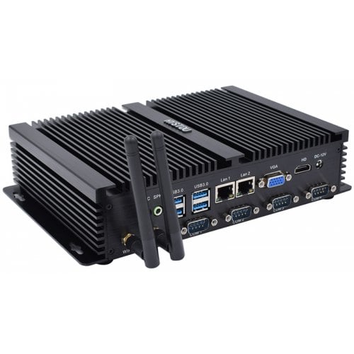 HYSTOU P04-I5 -3317U Fanless Mini Industrial PC Small ITX PC Core I5 3317u - BLACK