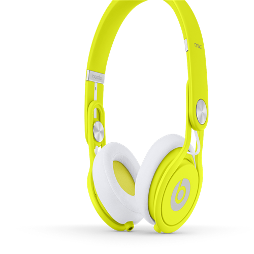 Beats By Dr Dre Mixr Over-Ear Neon Yellow Headphones