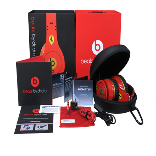 Beats By Dr Dre Ferrari Limited Edition Red Headphones