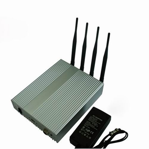 4 Antenna Cell Phone Signal Blocker with Remote Control