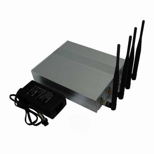4 Antenna Cell Phone Signal Blocker with Remote Control