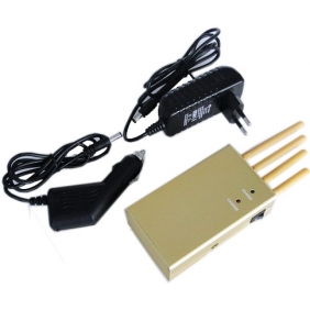 Portable GPS Jammer, 2G and 3G Mobile Phone Signal Jammer