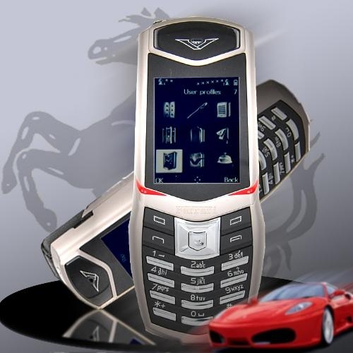 Vertu Ferrari Quadband Cell Phone with 2.0 Inch Screen and 1.3M Pixel ...
